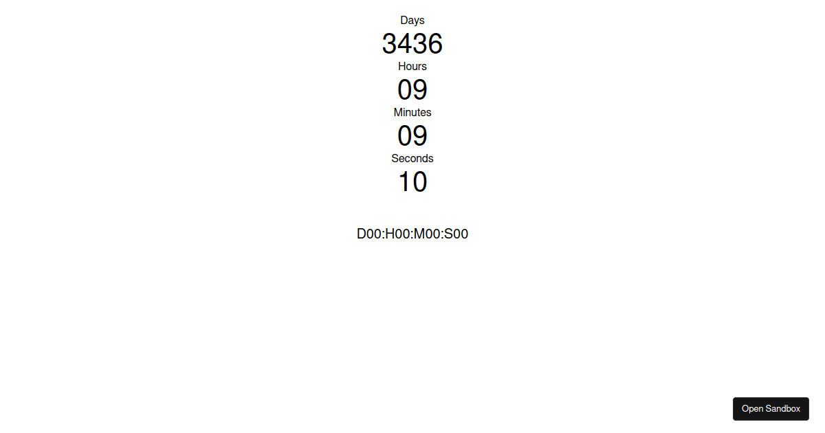 TimezZ example (forked) - Codesandbox