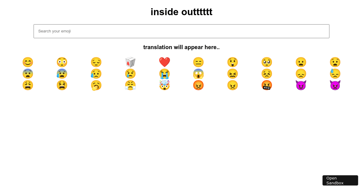 emoji-interpreter-app - Codesandbox
