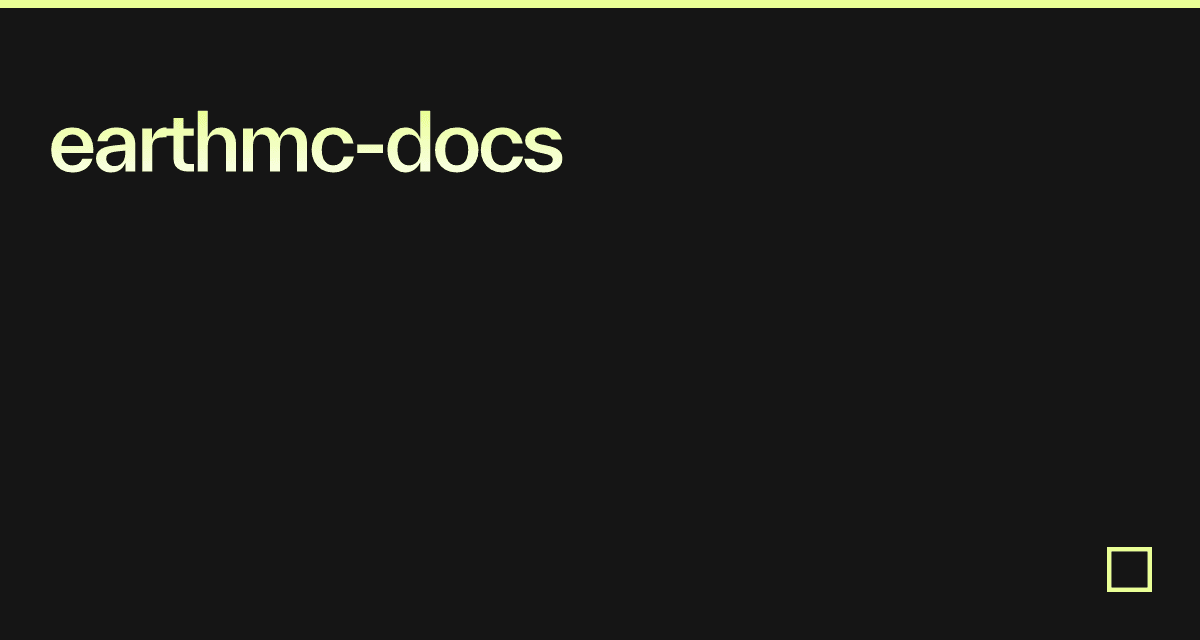 earthmc-docs - Codesandbox
