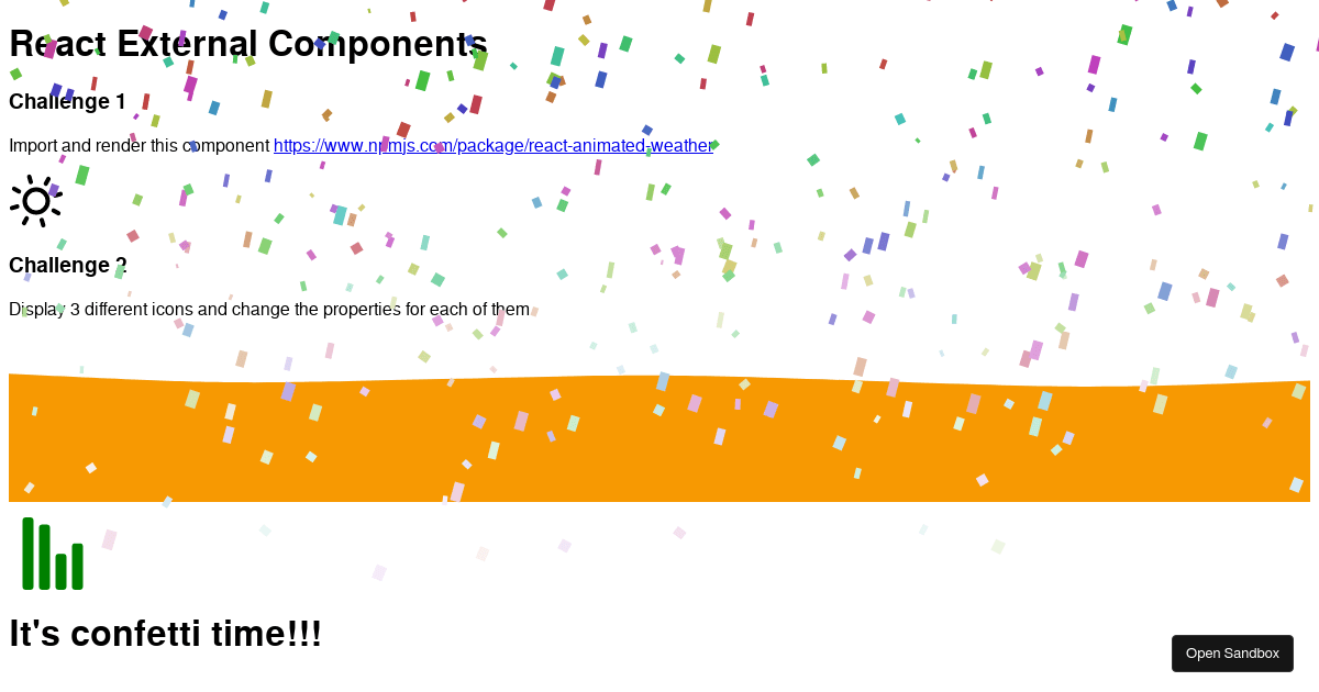 Challenge4 w3 React - Codesandbox