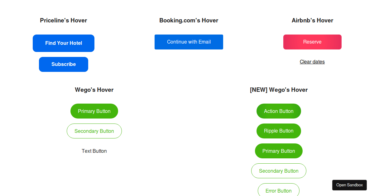 Buttons - Codesandbox