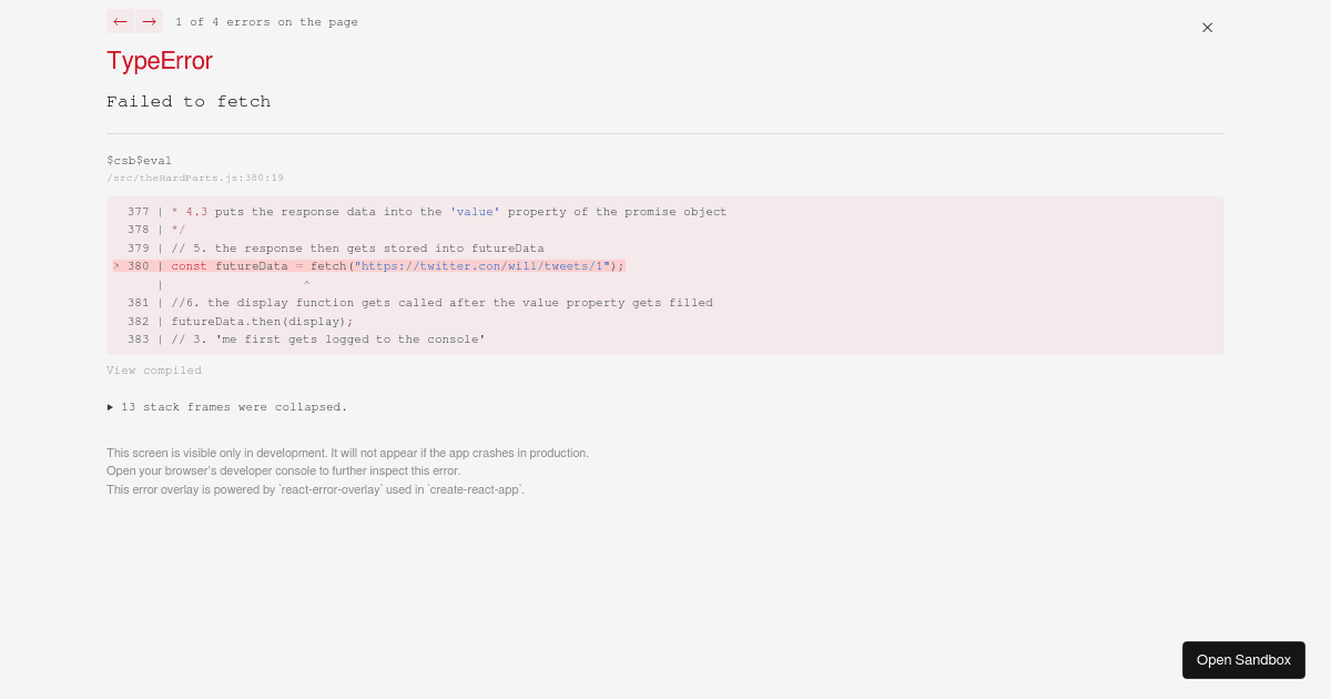 js-the-hard-parts - Codesandbox js-the-hard-parts - Codesandbox