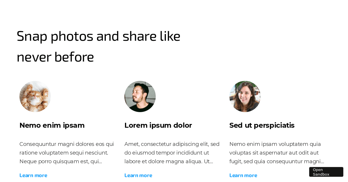 unsplash api - Codesandbox