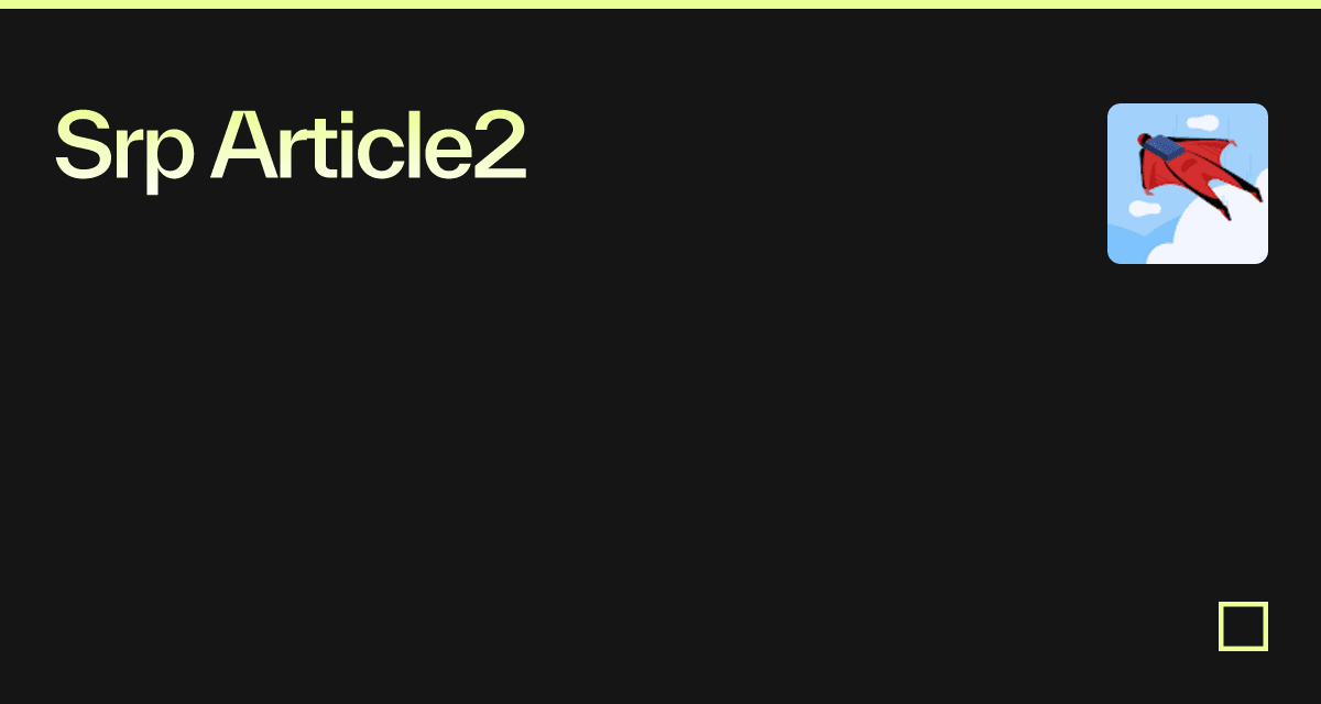 Srp Article2 - Codesandbox