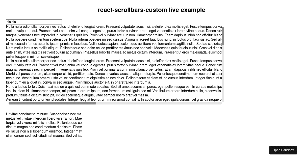 RSC live example - Codesandbox