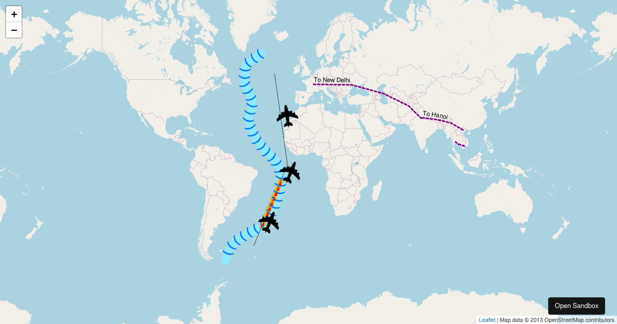 How to include Leaflet.TextPath or Leaflet.PolylineDecorator in Angular ...