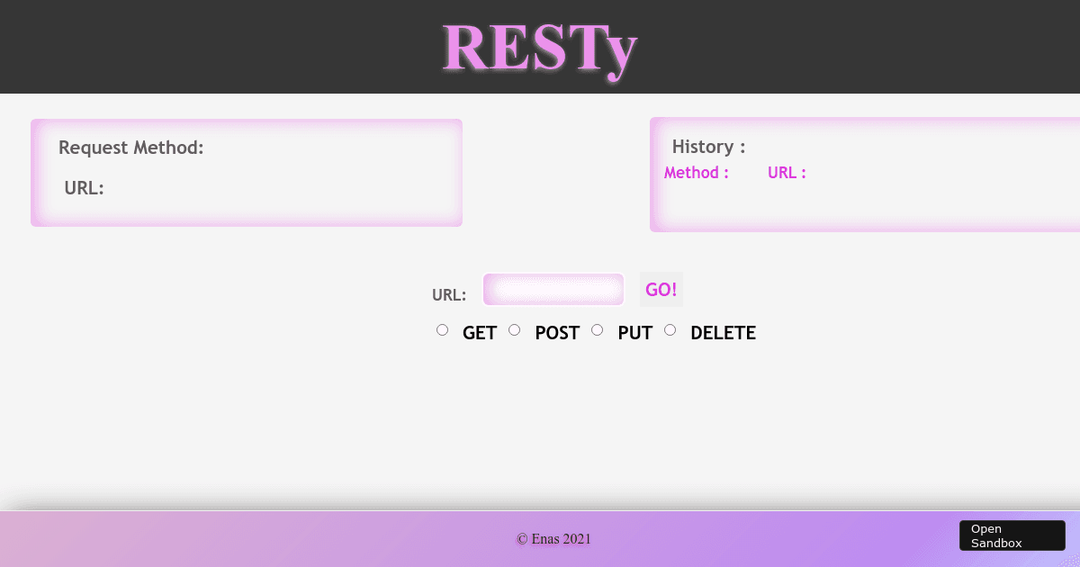 resty-app - Codesandbox