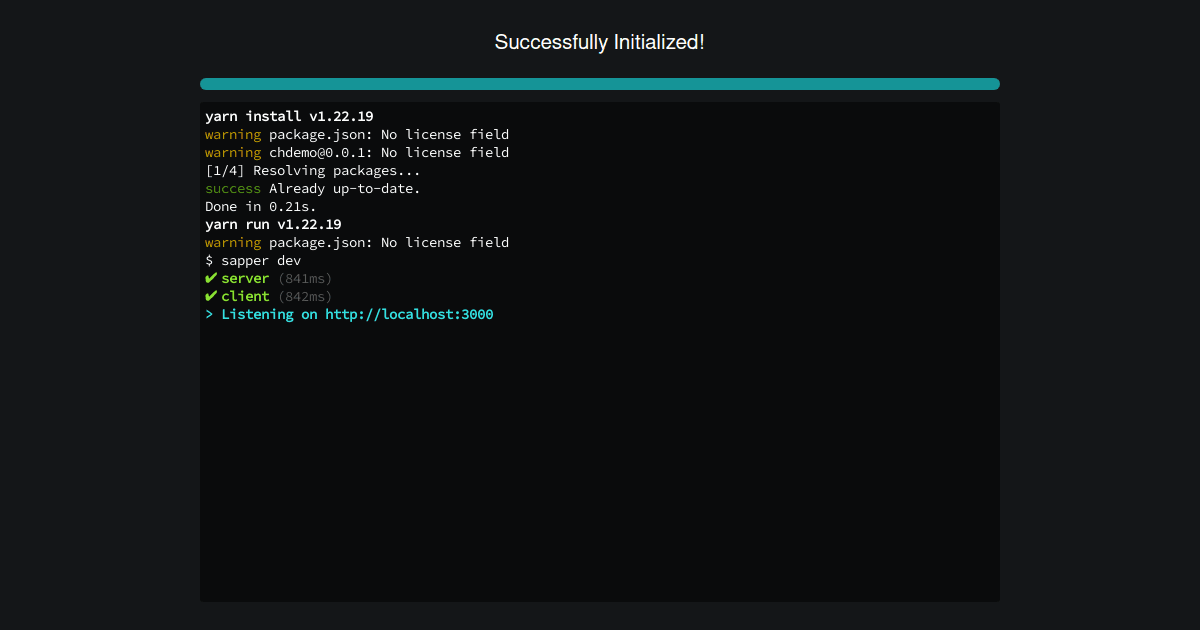 chdemo (forked) - Codesandbox