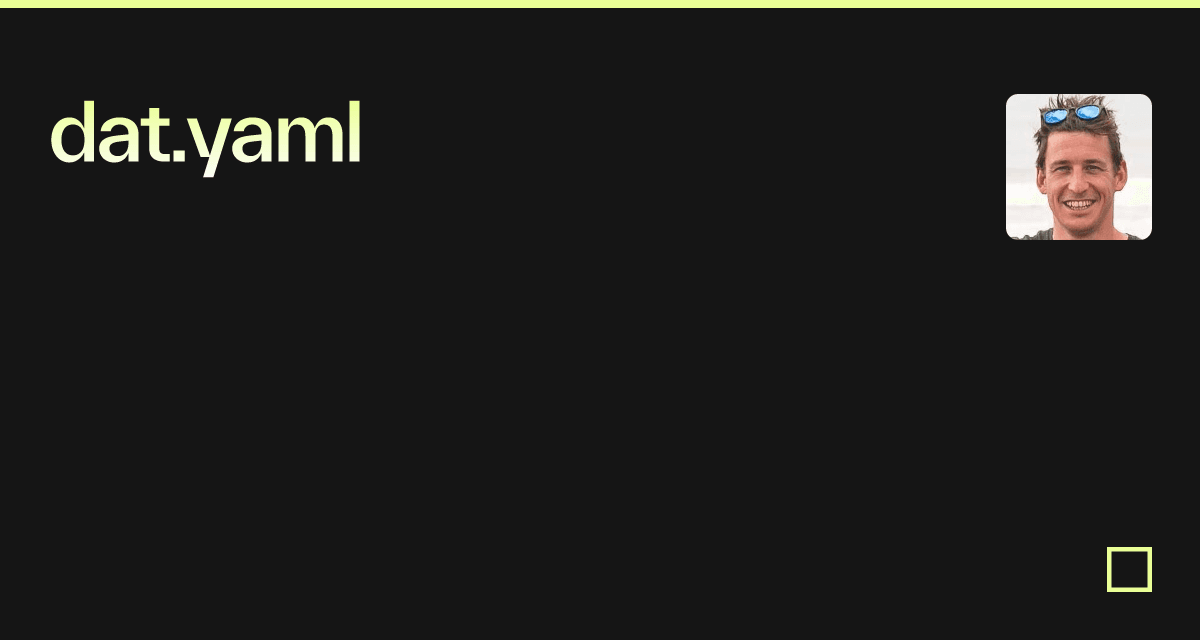 dat.yaml - Codesandbox