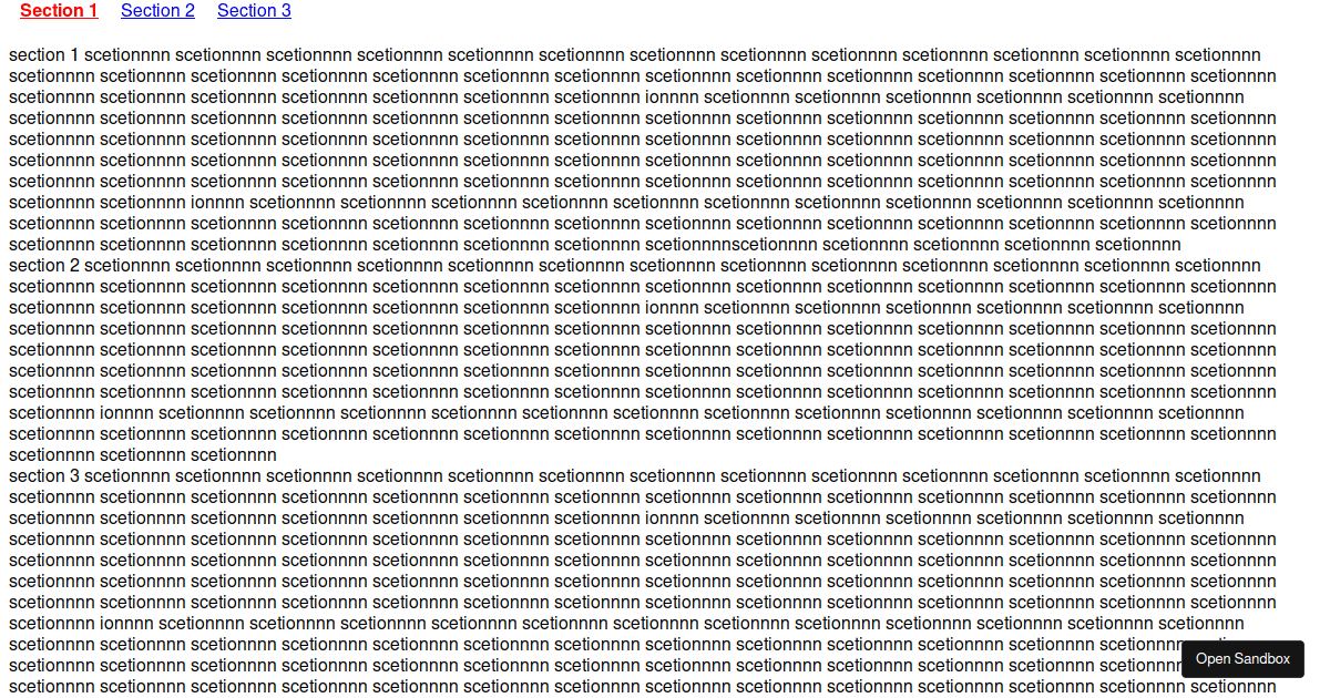 Event listener - Codesandbox