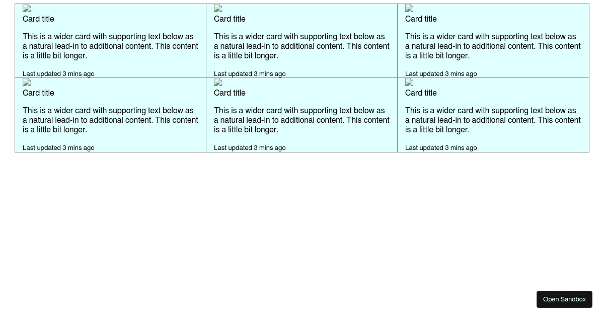 react-bootstrap-grid example (forked) - Codesandbox react-bootstrap-grid example (forked) - Codesandbox