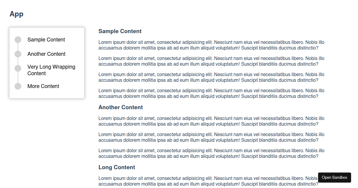 Navigation Stepper (forked) - Codesandbox