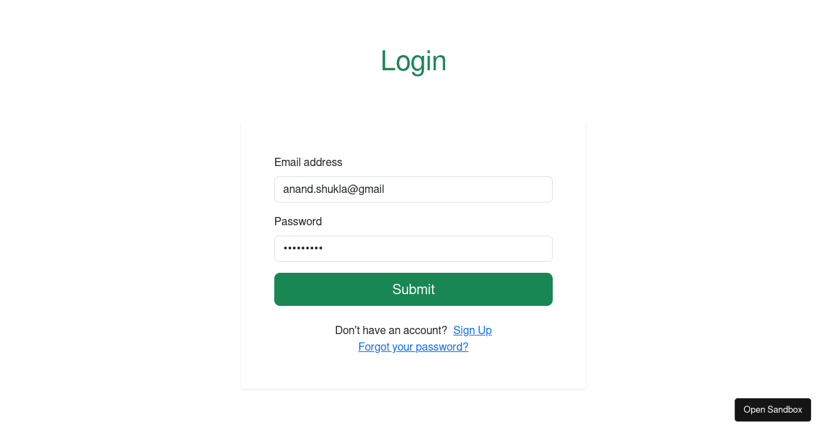 quizapp - Codesandbox