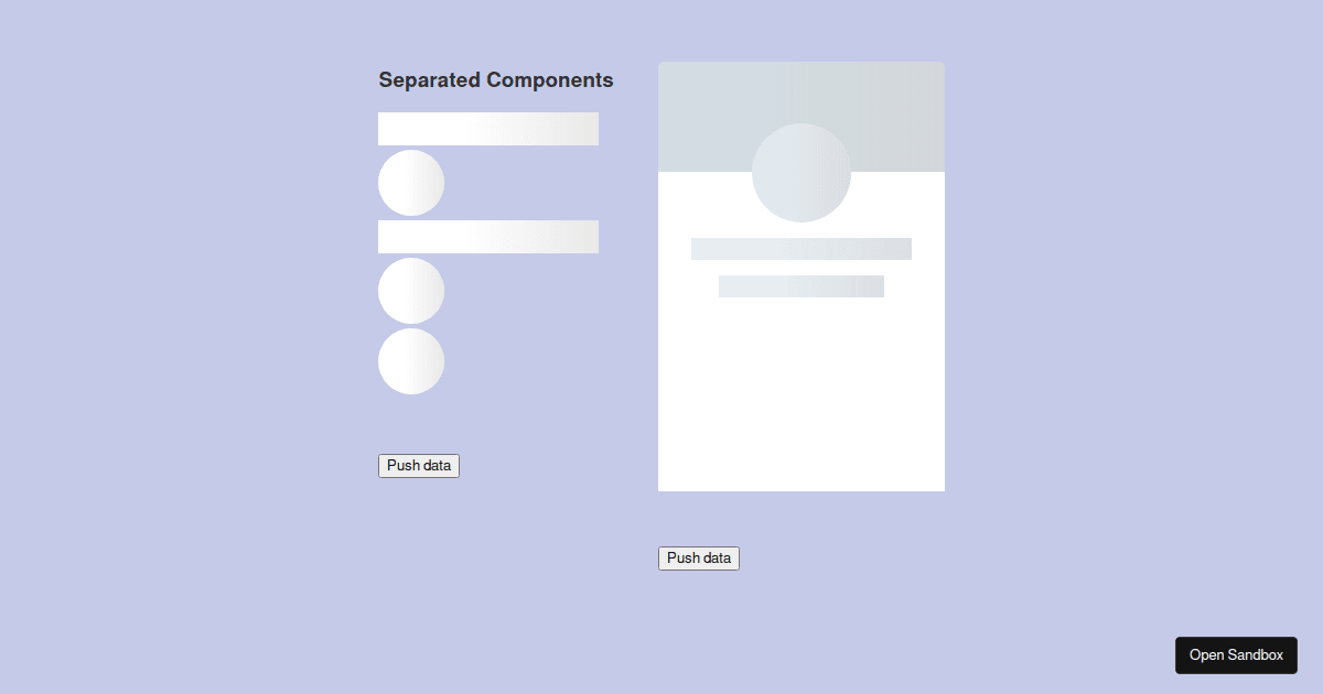 React Skeleton Codesandbox