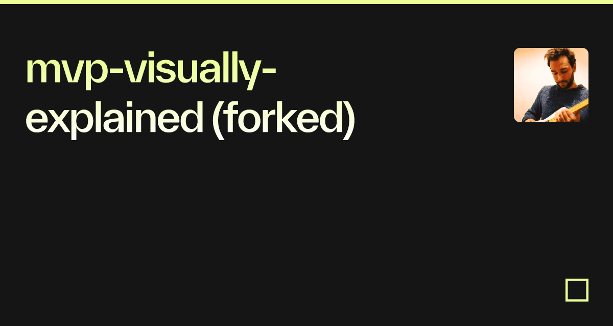 mvp-visually-explained (forked) - Codesandbox