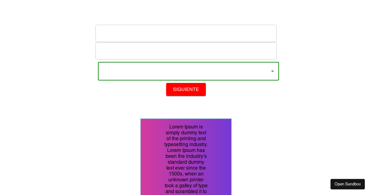 Geer - Material UI (forked) - Codesandbox