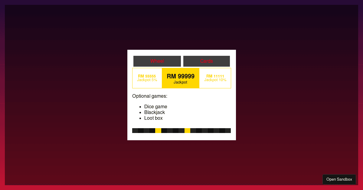 Vue Template Codesandbox