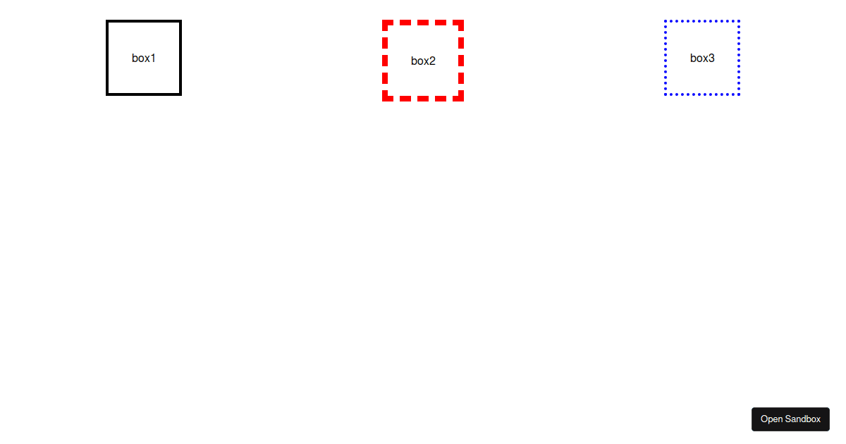 border - Codesandbox