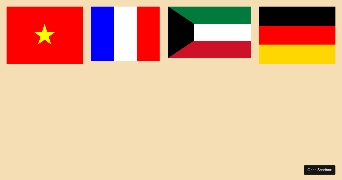 bendera - Codesandbox