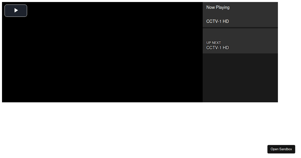 playlist (forked) - Codesandbox
