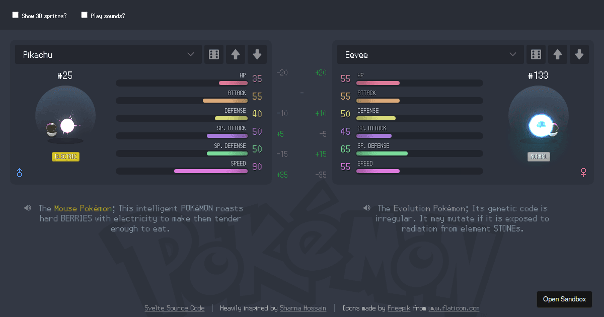 poke-compare - Codesandbox