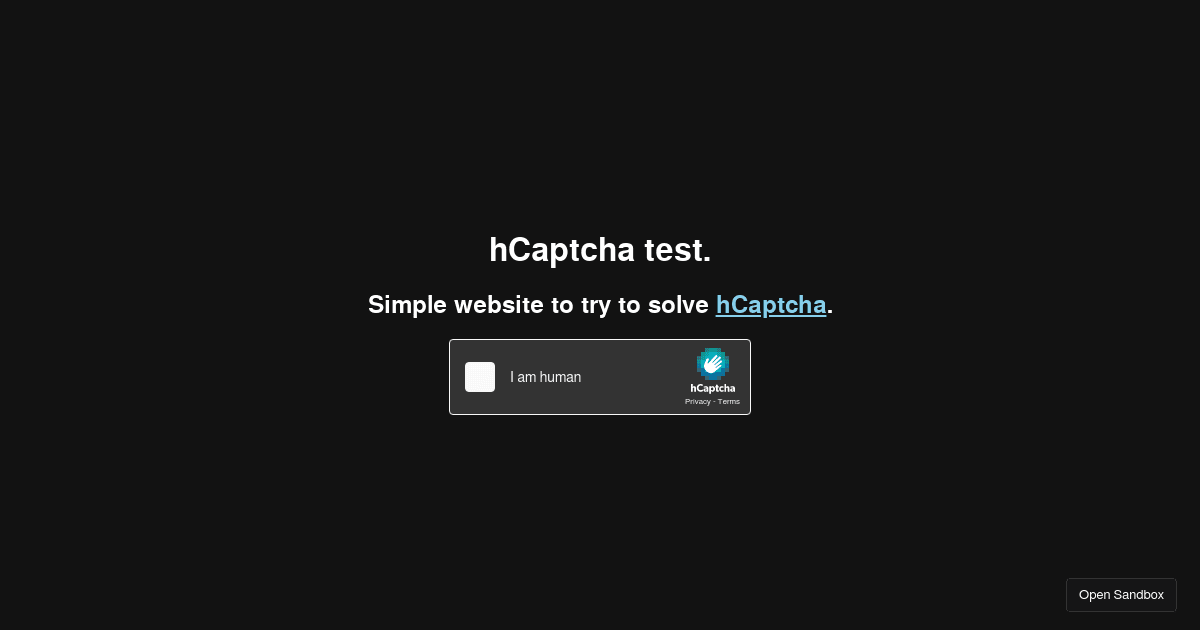 maximedrn/hcaptcha-solver-python-selenium - Codesandbox