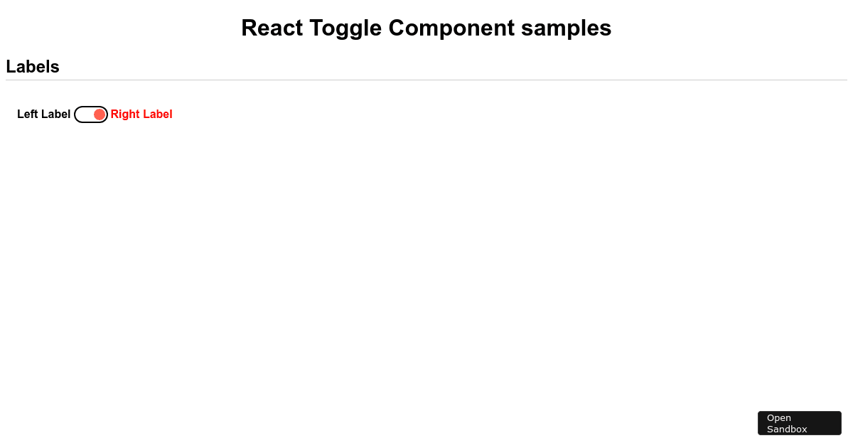 React Toggle (forked) - Codesandbox React Toggle (forked) - Codesandbox