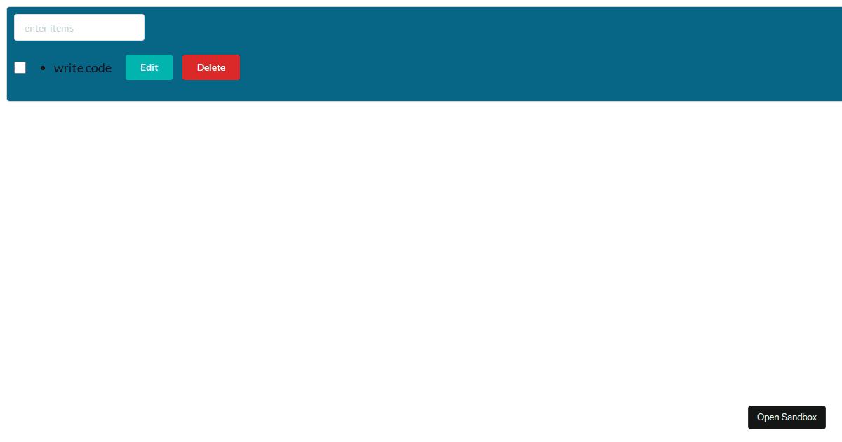 crud-redux - Codesandbox