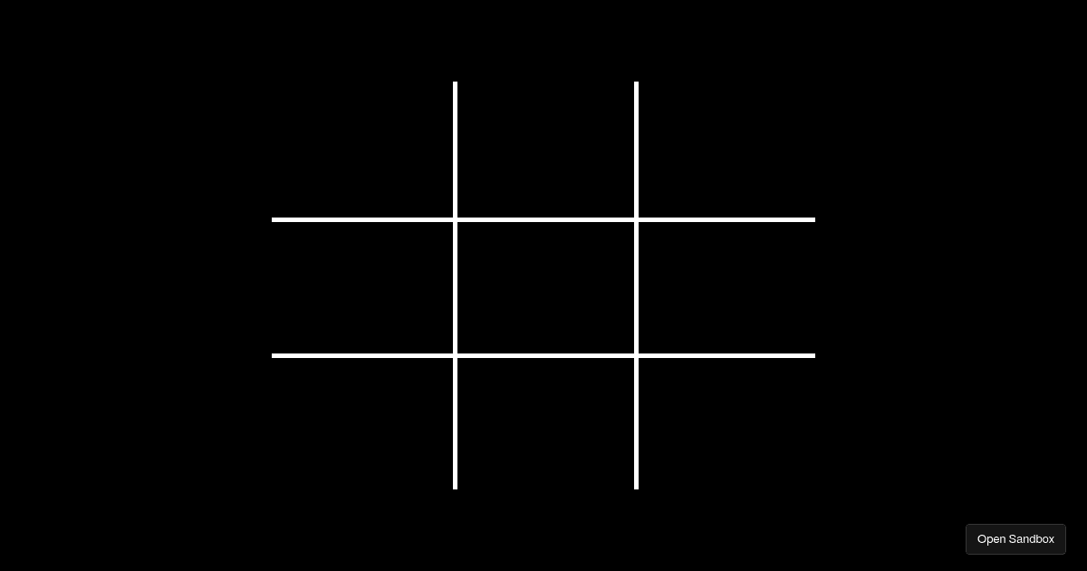 Tic-Tac-Toe - Codesandbox
