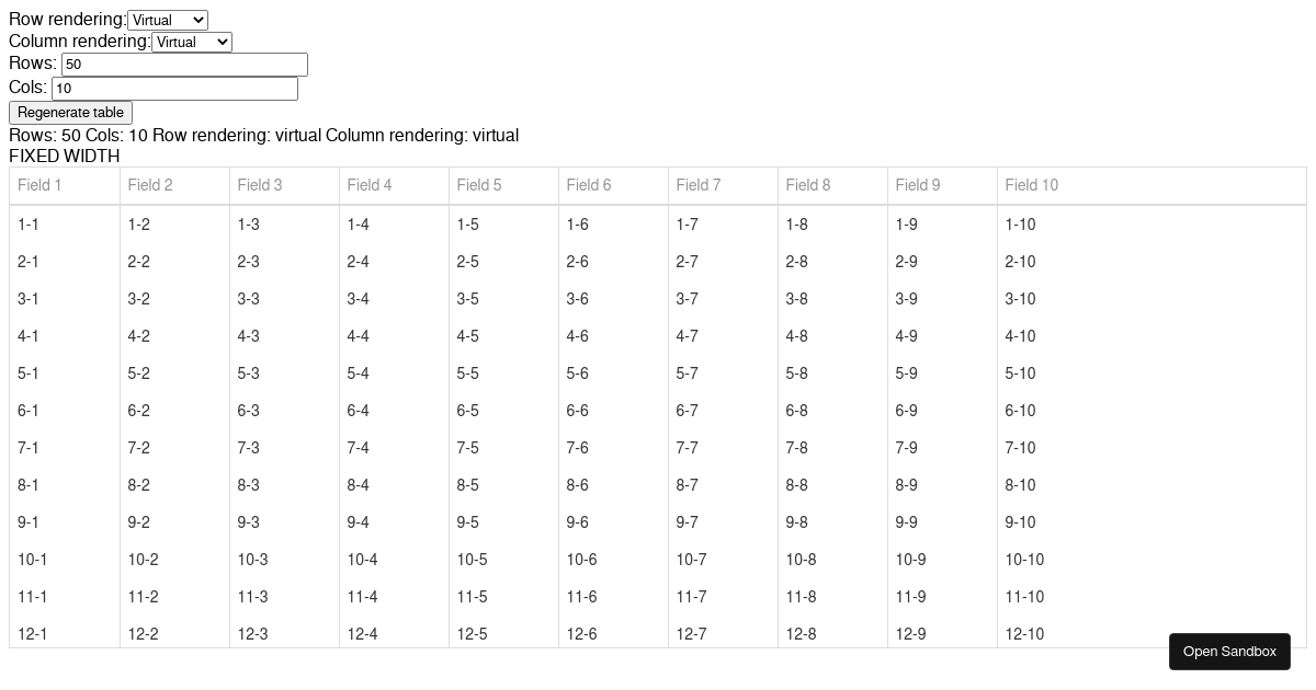 Horizontal Virtual Scrolling - DevExtreme Data Grid - Codesandbox Horizontal Virtual Scrolling - DevExtreme Data Grid - Codesandbox