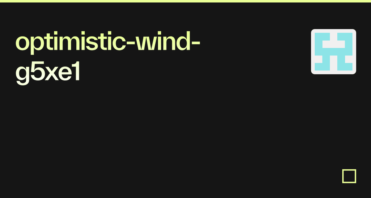 optimistic-wind-g5xe1 - Codesandbox