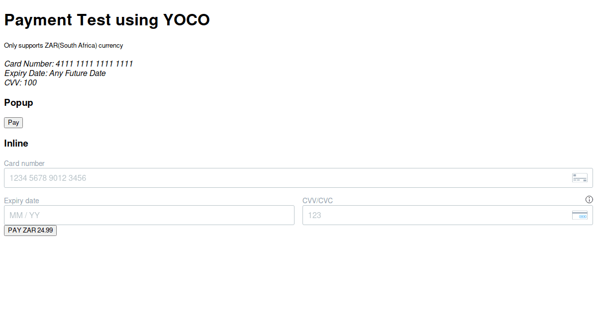 yoco - Codesandbox