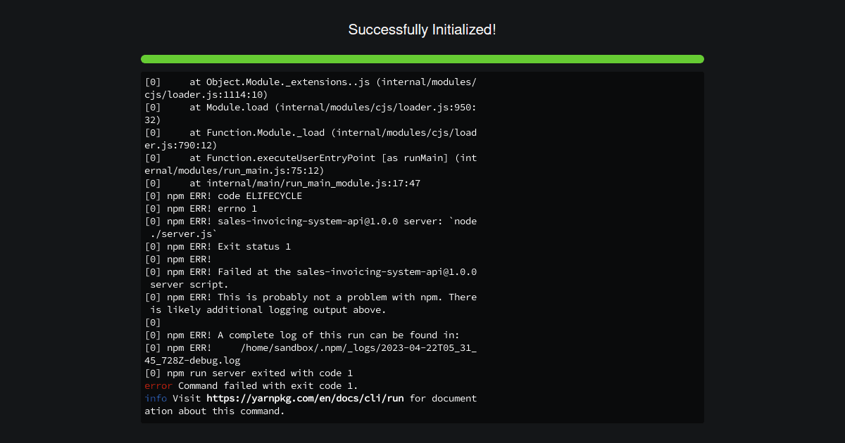 sales-invoicing-system-api - Codesandbox