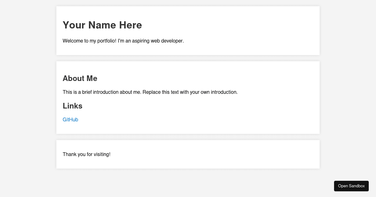 Codemaster-RED/codemaster-portfolio-starter - Codesandbox