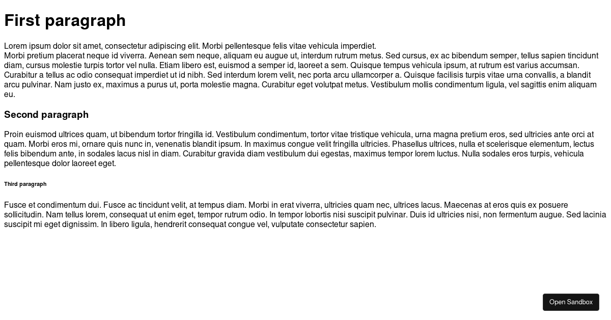 First (forked) - Codesandbox