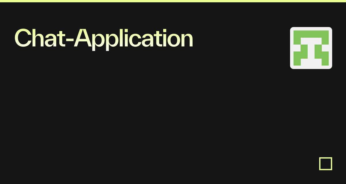 Chat-Application - Codesandbox Chat-Application - Codesandbox