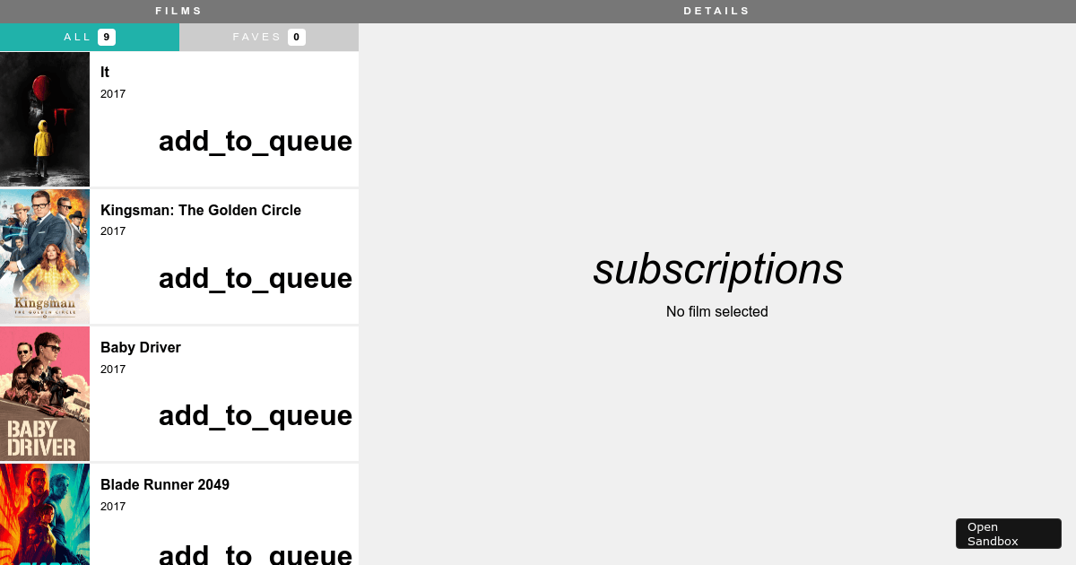 react-films-starter - Codesandbox