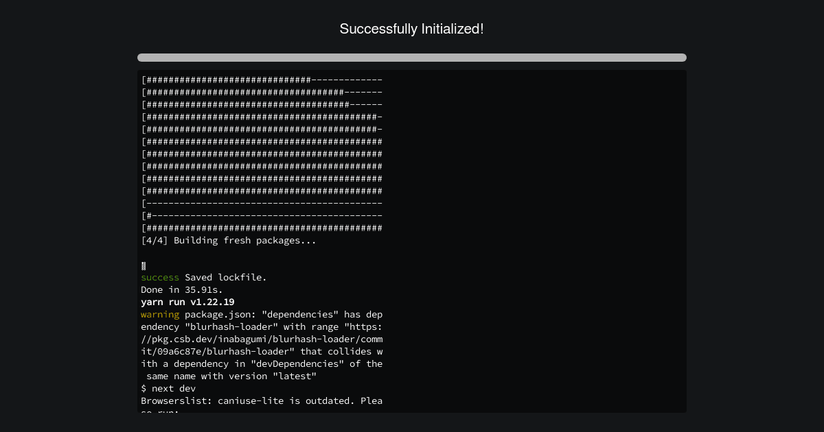 nextjs - Codesandbox