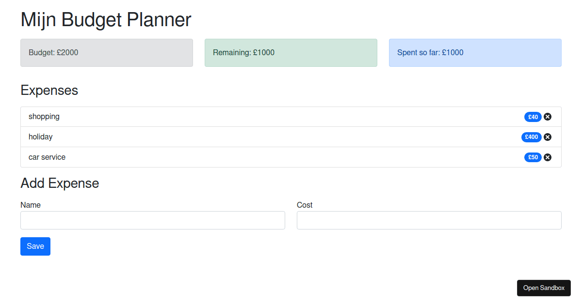 budget-planner-freecodecamp - Codesandbox