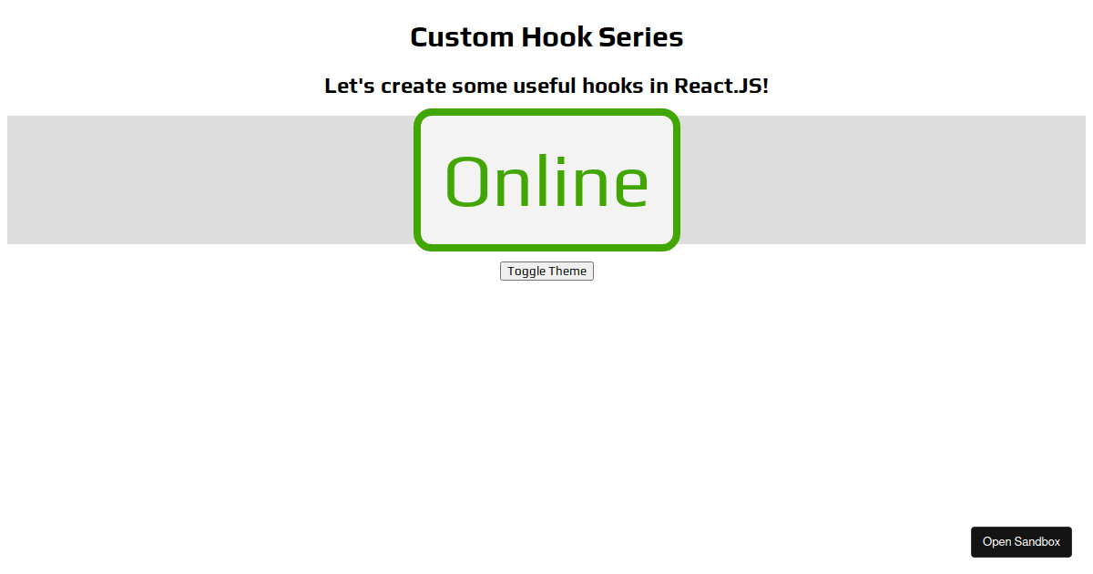 custom-react-hooks - Codesandbox