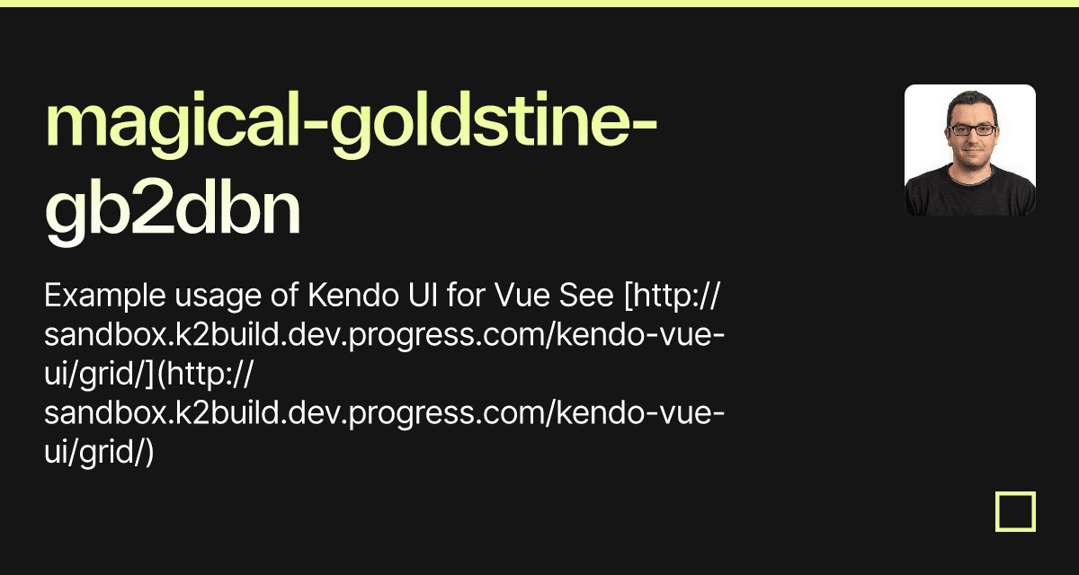 magical-goldstine-gb2dbn - Codesandbox