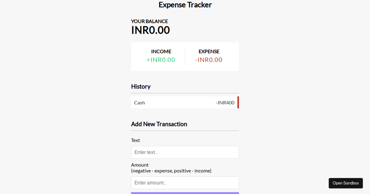 expense-tracker-simple-tm - Codesandbox