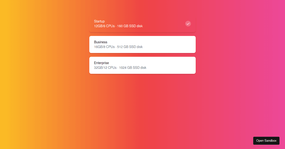 headlessui - Codesandbox