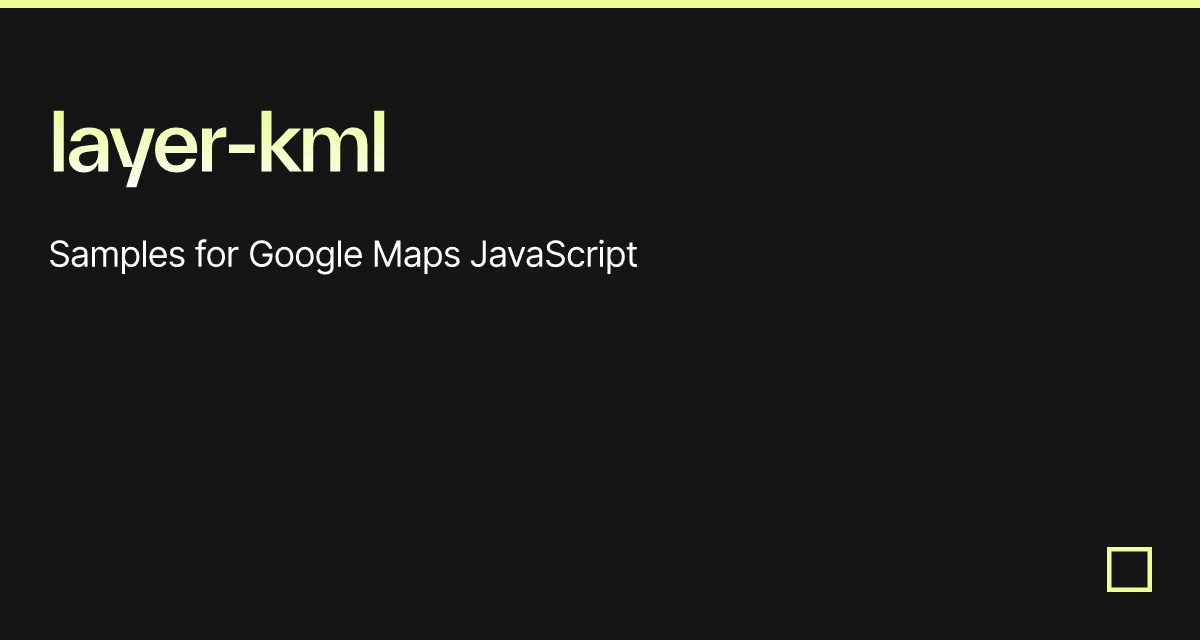 layer-kml - Codesandbox