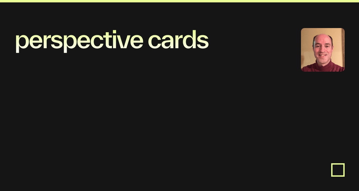perspective cards - Codesandbox