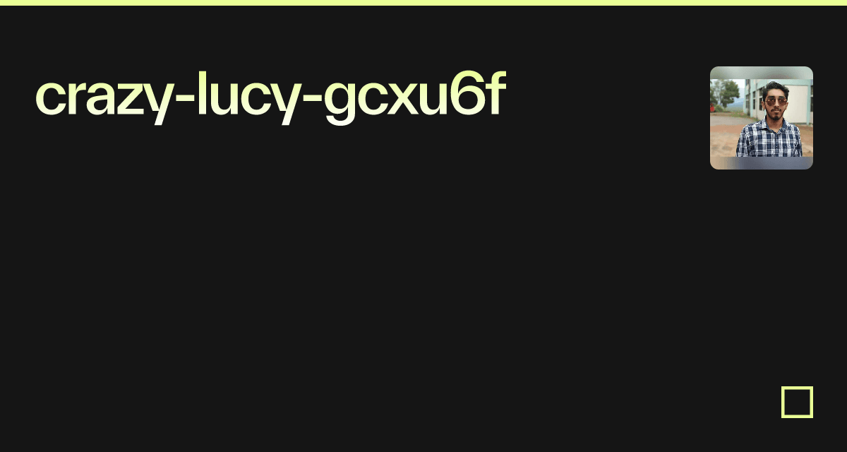 crazy-lucy-gcxu6f - Codesandbox