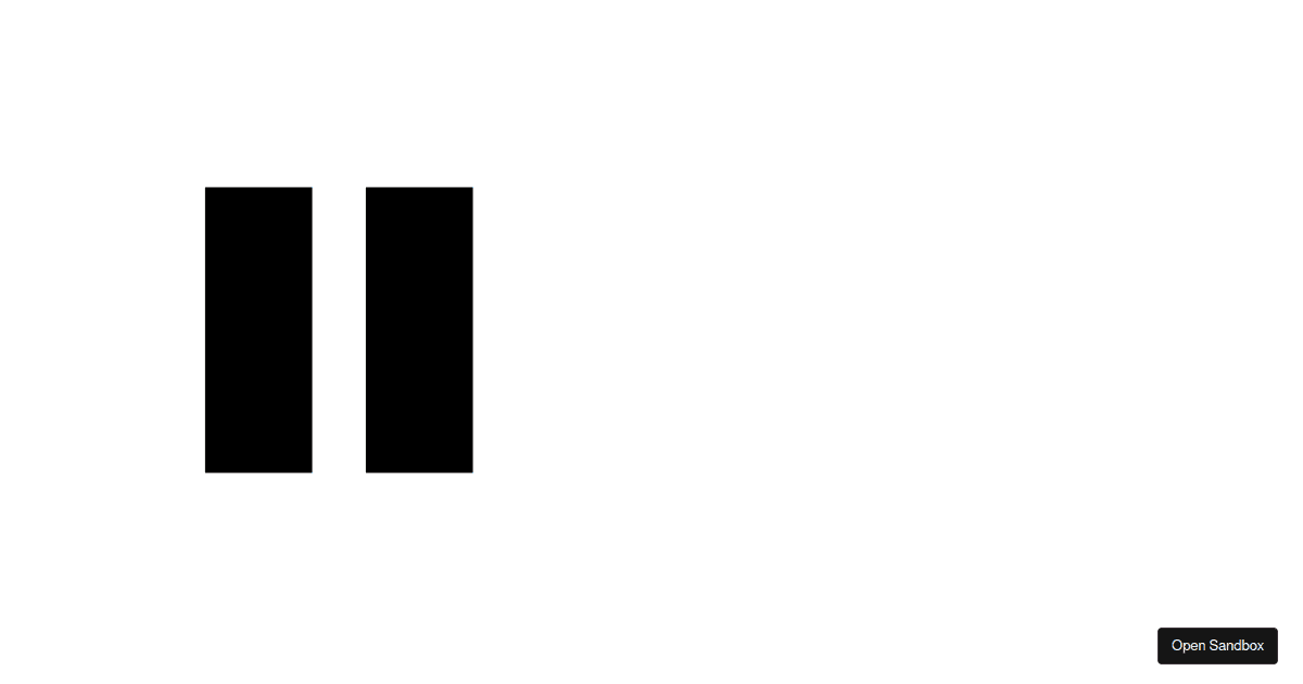 React / Play-Pause SVG Morphing Animation -- Popmotion (forked) - Codesandbox