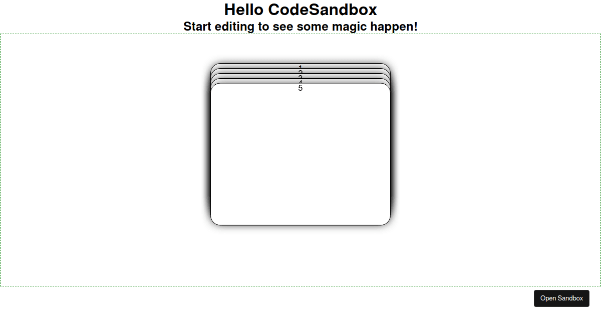 card-deck-framer-motion - Codesandbox