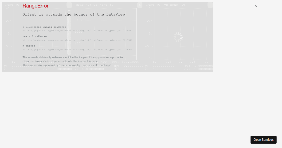 react-sigplot-demo - Codesandbox