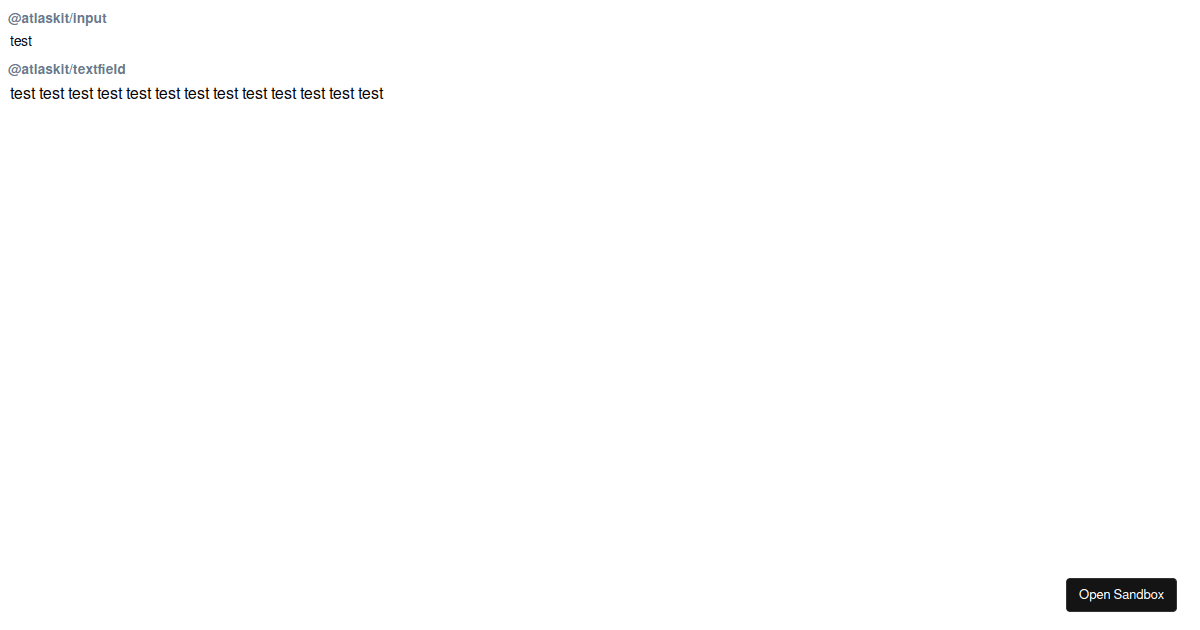 input vs textfield confirm on enter - Codesandbox input vs textfield confirm on enter - Codesandbox